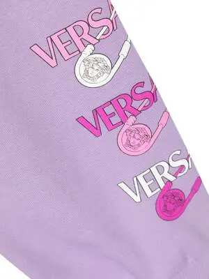 Versace Sweatpants With Logo Pins