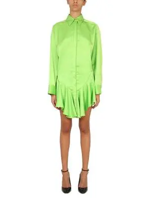 Attico Candice Mini Dress - Green