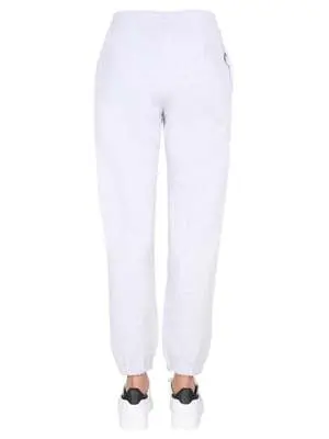 MSGM Logo Print Jogging Pants - Grey