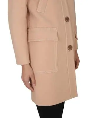Moschino Virgin Wool Coat - Beige