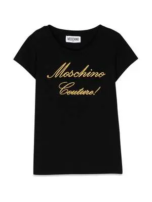 Moschino Short Sleeve Logo T-shirt - Black