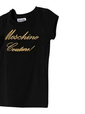 Moschino Short Sleeve Logo T-shirt - Black