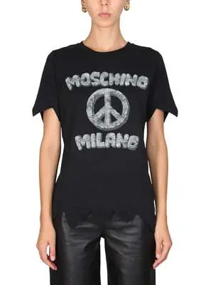 Moschino Printed T-shirt - Black