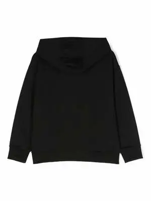 Versace Embroidered Fleece Sweatshirt - Black