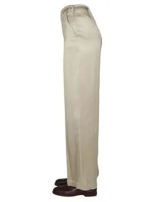 ALYSI Satin Trousers - Beige