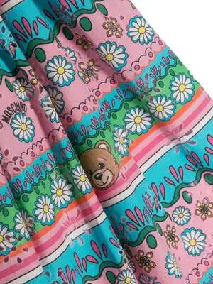 Moschino Printed Cotton Skirt