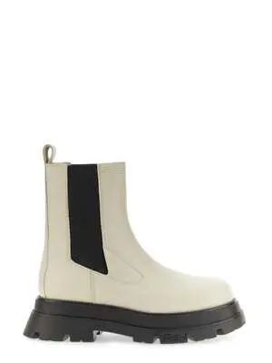 Ash Leather Chelsea Boots - White