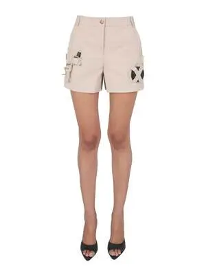 Moschino Button Detailed Shorts For Women