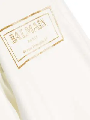 Balmain Sweatshirt Logo Dress