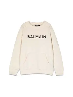 Balmain Logo Crewneck Sweatshirt