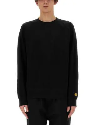 Carhartt Work In Progress Cotton 'chase' Sweatshirt - Black
