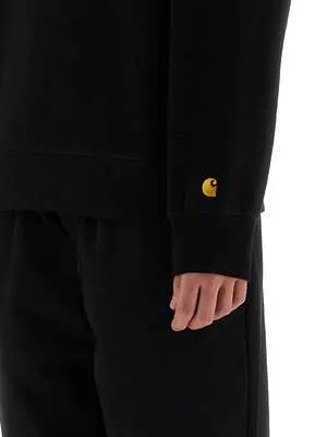 Carhartt Work In Progress Cotton 'chase' Sweatshirt - Black