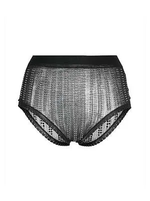 Rabanne Panties With Studs - Black