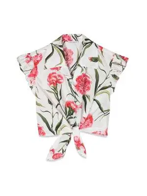 Dolce & Gabbana Floral Print Cotton Shirt - Multicolour