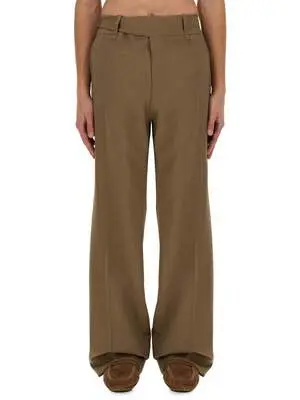 Dolce & Gabbana Tailored Virgin Wool Pants - Beige