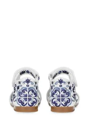 Dolce & Gabbana Azulejos Sandals