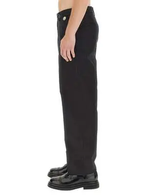 Dolce & Gabbana Regular Fit Gabardine Pants