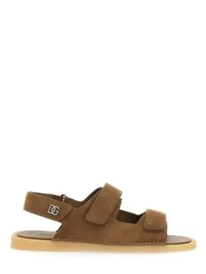 Dolce & Gabbana Suede Sandal - Beige