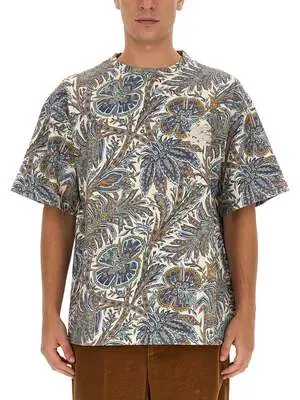 Etro Floral Print T Shirt - White
