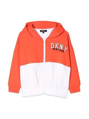Dkny Hooded Cotton Cardigan