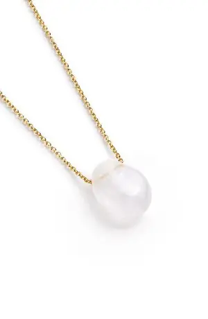 ANA LUISA Pebble Mini Pendant Chain Necklace - Gold/clear