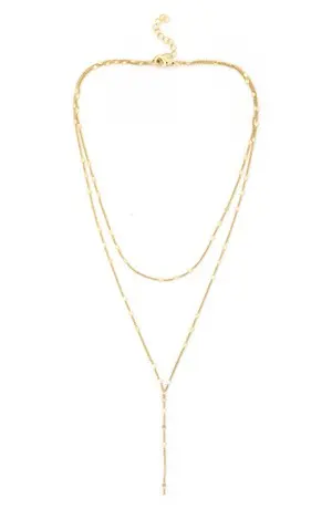 PANACEA Layered Y-necklace - Gold