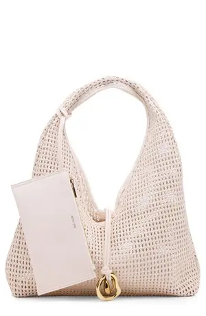 Dolce Vita Missie Woven Shoulder Bag - Ivory