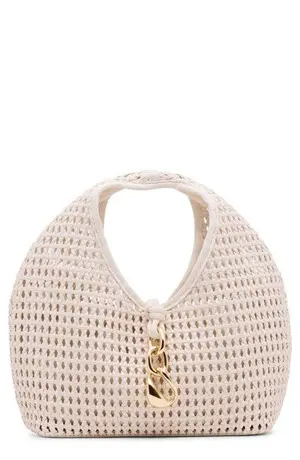 Dolce Vita Dahlia Woven Handbag - Ivory