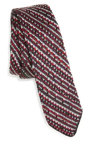Thom Browne Silk Jacquard Neck Tie