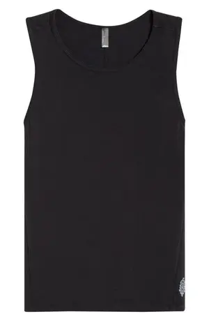 Free People Hot Shot Twist Back Tank - Black