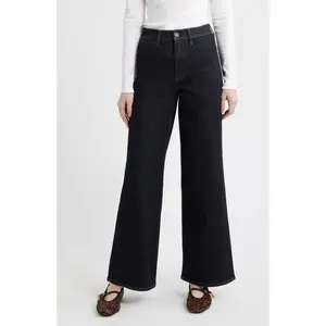 Rag & Bone Flexi Hadley Cotton Blend Wide Leg Jeans