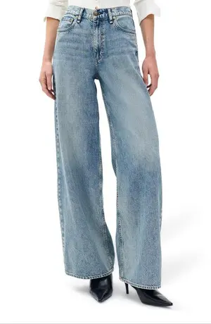 Rag & Bone Featherweight Sofie High-waist Wide-leg Jeans