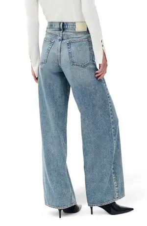 Rag & Bone Featherweight Sofie High-waist Wide-leg Jeans