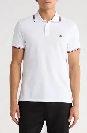 Moncler Half Placket Polos For Men