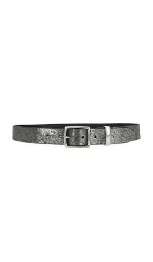 Rag & Bone X Boyfriend Belt - Gun Metal