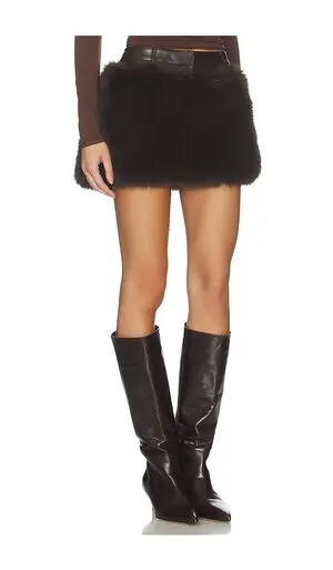 LAMARQUE Carrie Skort - Dark Brown