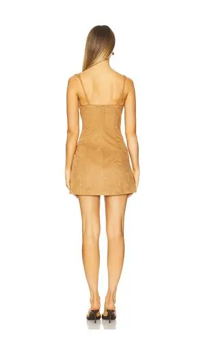 RUNAWAY THE LABEL Zaela Square Neck Mini Dress