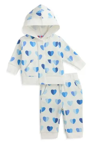 MAGNETIC ME Magnetic Brushed Fleece Hoodie & Joggers Set - Blue Heart