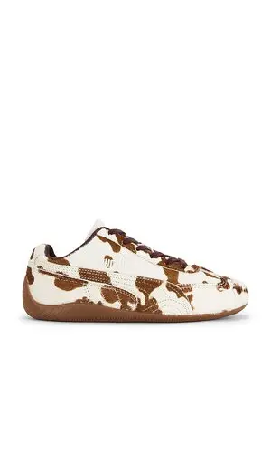 PUMA Speedcat Cow Sneakers - Chocolate Brown & Gum