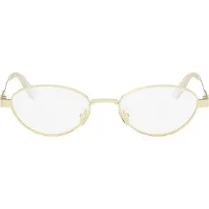 Dior Oval Eyeglasses - Shiny Gold Dh
