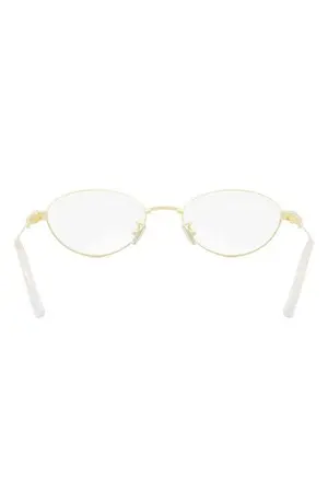 Dior Oval Eyeglasses - Shiny Gold Dh
