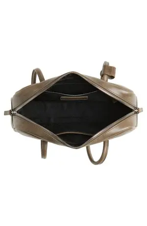 MARGESHERWOOD Soft Boston Leather Shoulder Bag - Etoffe Pull-up