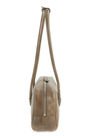 MARGESHERWOOD Soft Boston Leather Shoulder Bag - Etoffe Pull-up