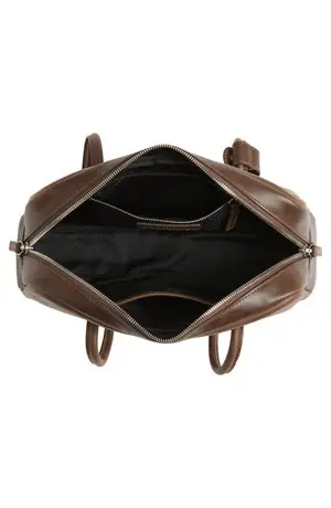 MARGESHERWOOD Soft Boston Leather Shoulder Bag