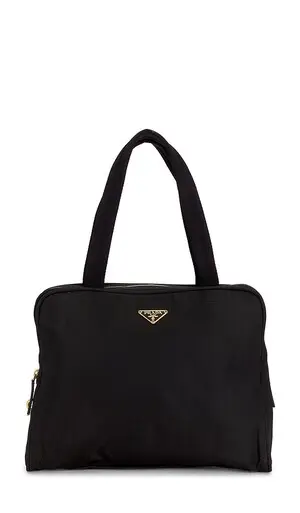 Undefined Prada Tessuto Shoulder Bag Nylon - Black