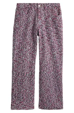 DIET STARTS MONDAY Tweed Five-pocket Pants