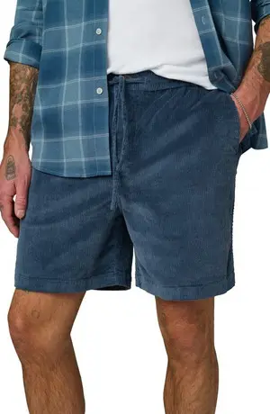 Joe's Jeans Clarkson Drawstring Corduroy Shorts - Bluefin