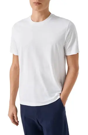 Eton Silk & Cotton T-shirt - White
