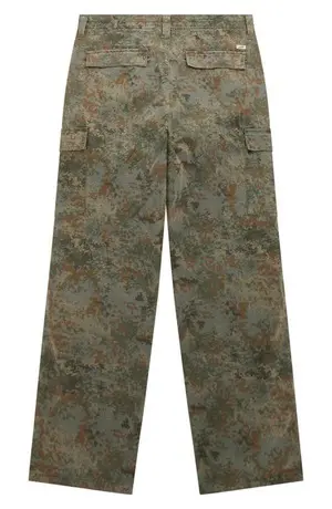 GUESS ORIGINALS Camo Relaxed Fit Cotton Twill Cargo Pants