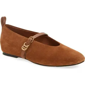 Rag & Bone Spire Mary Jane Flat - Umber Suede